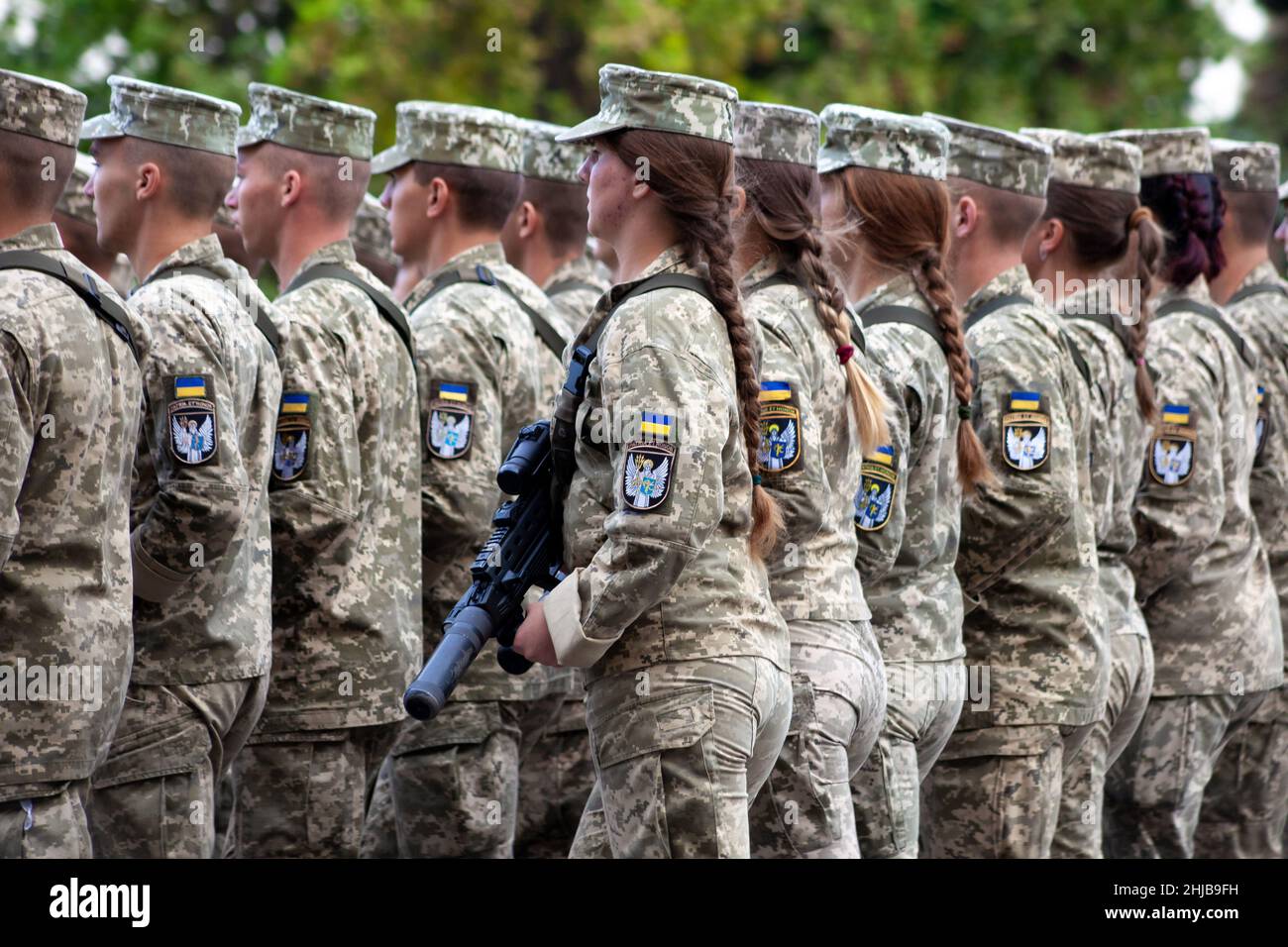 Ukrainian Female Airborne Forces Female Soldier She Needs Armor.'