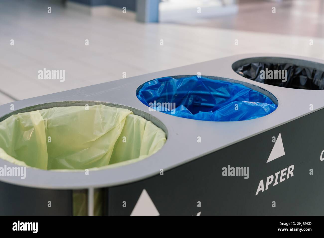 Garbage separation inside hi-res stock photography and images - Alamy