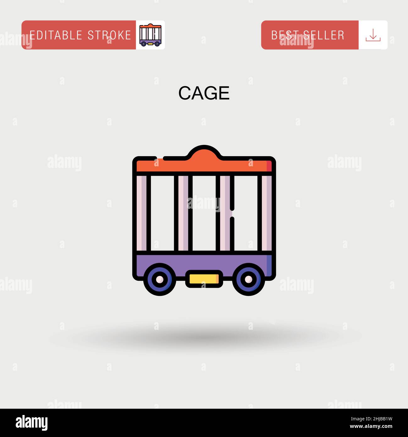 Open prison cell Stock Vector Images - Alamy