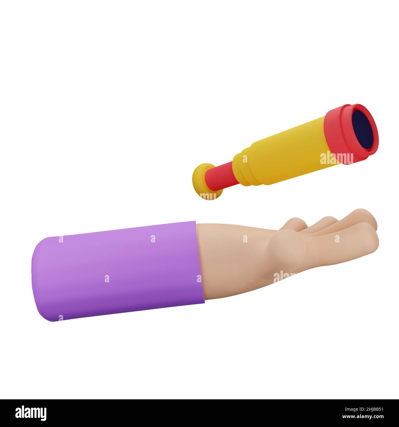 3d render alien in Cut Out Stock Images & Pictures - Alamy