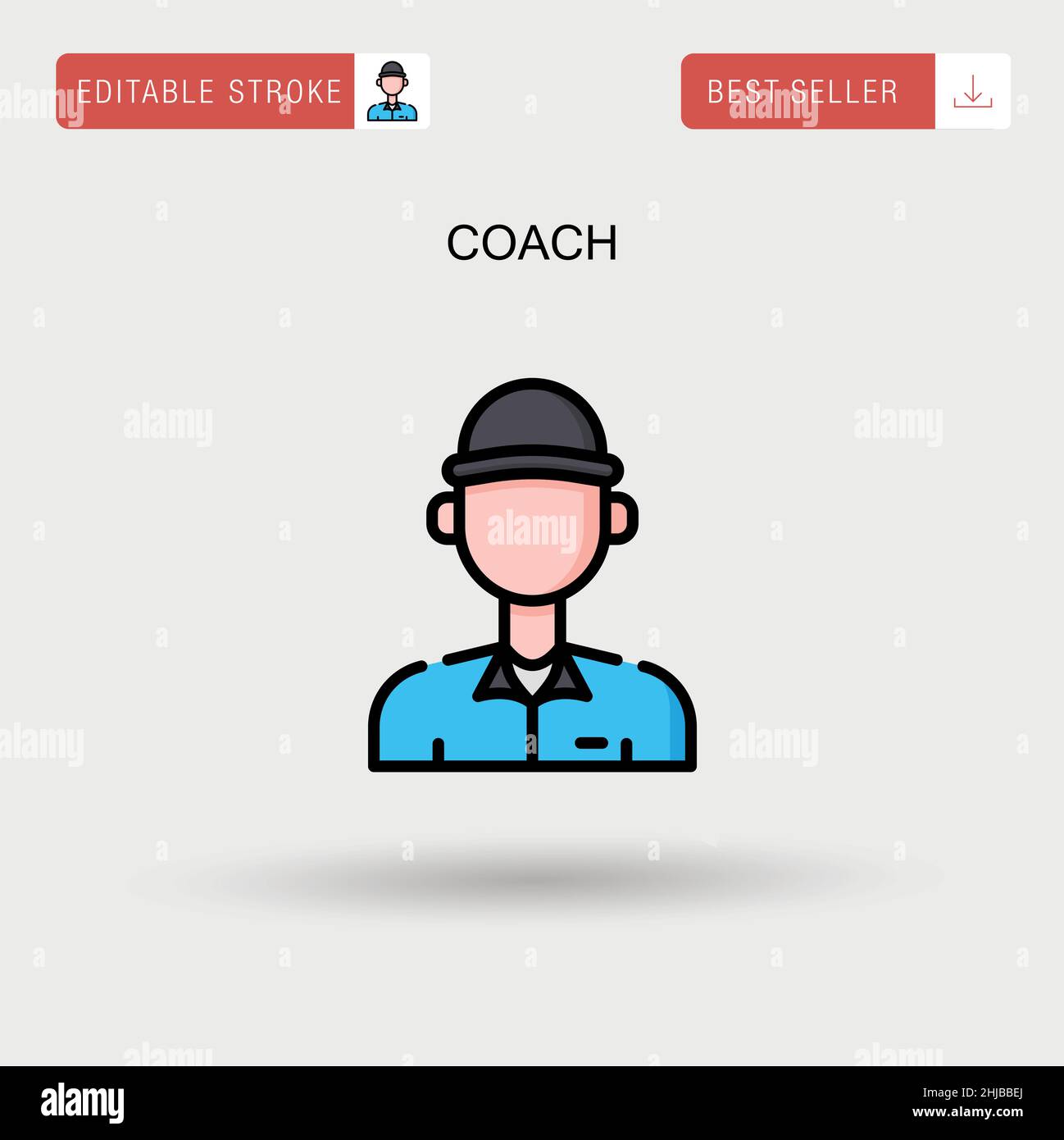 Young coach Stock Vector Images - Alamy