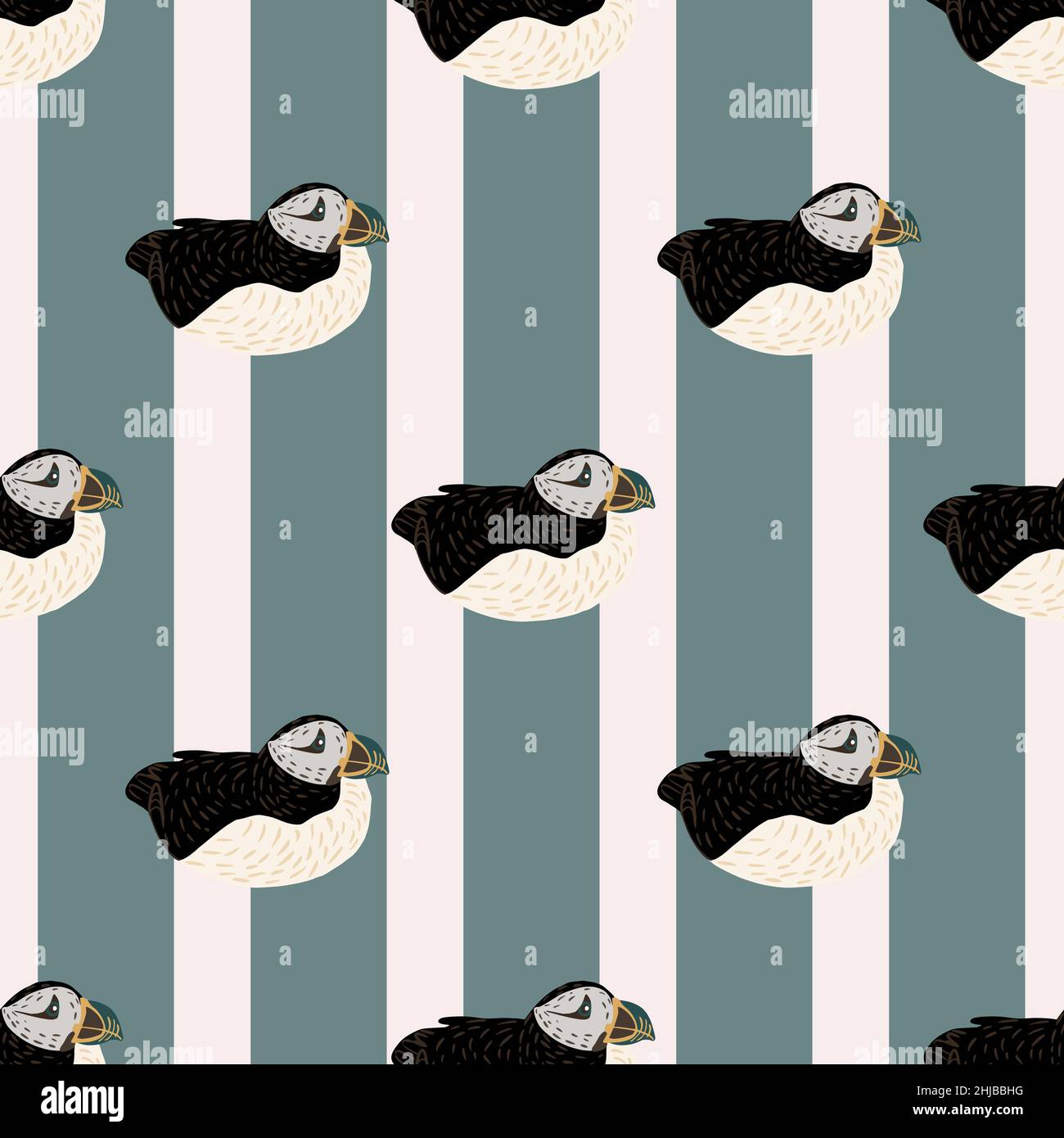 Puffin sketch Stock Vector Images - Alamy