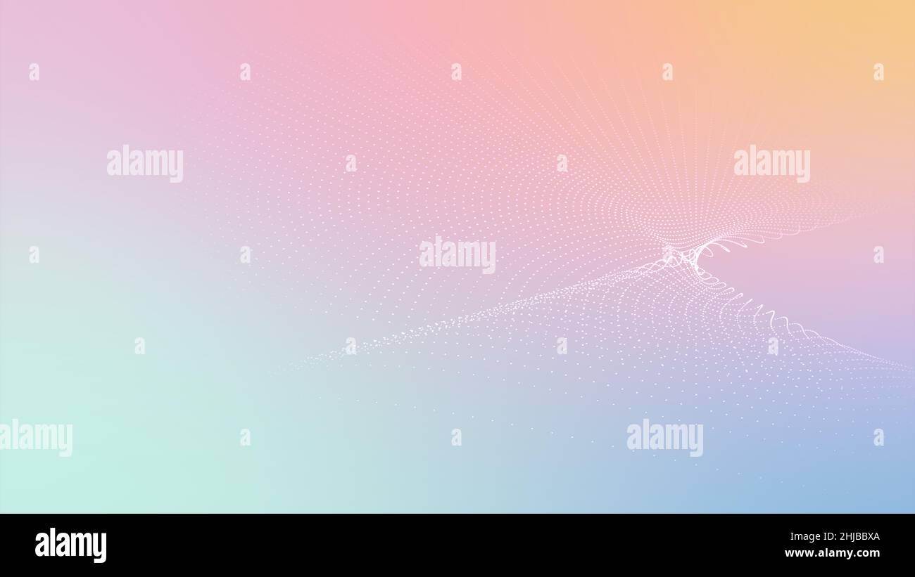Glittering gradient background with hologram effect and magic dots ...