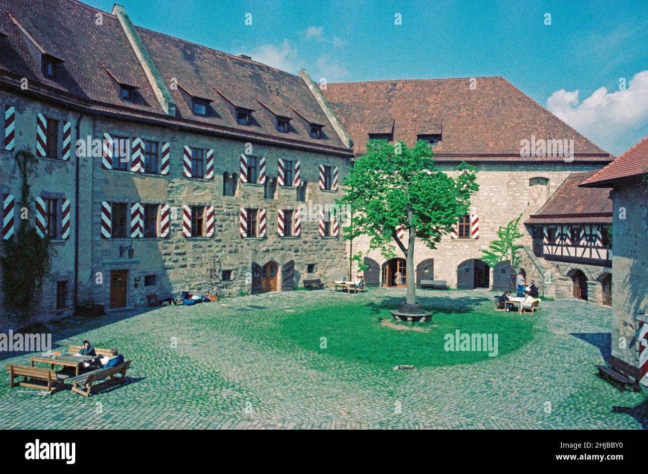 Hoheneck Castle, May 1987, Ipsheim, Central Franconia, Bavaria, Germany ...