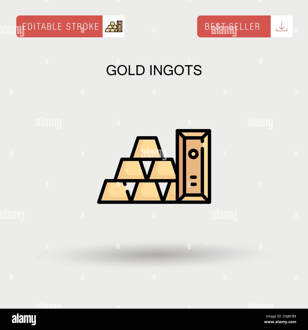 Gold ingot black hi-res stock photography and images - Alamy