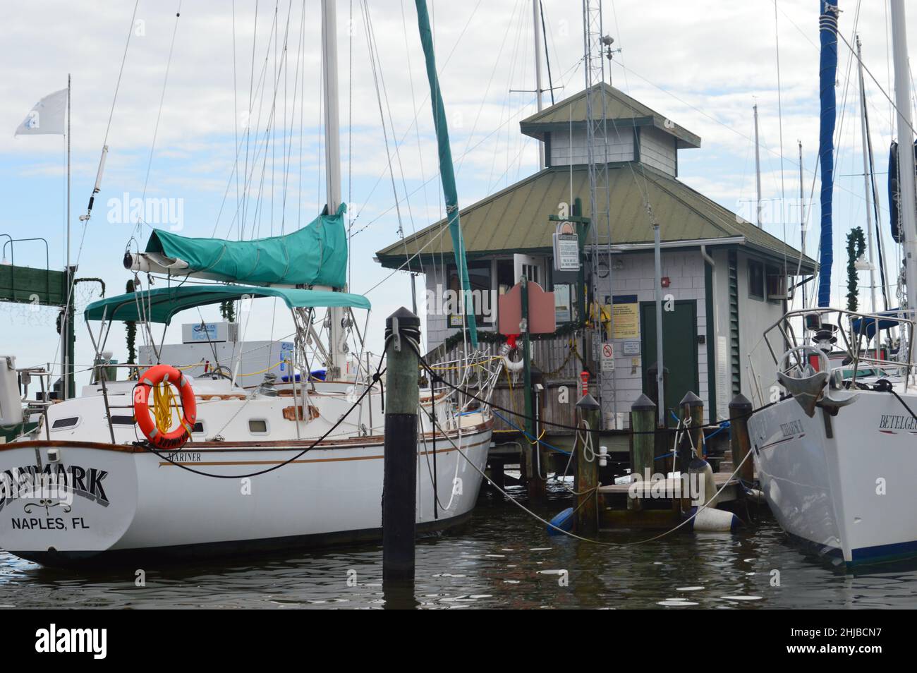 Naples City Dock Stock Photo - Alamy