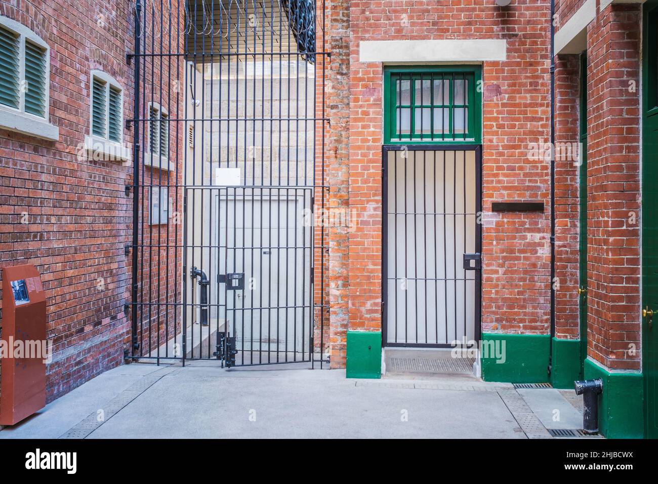 Inside Police Station Building