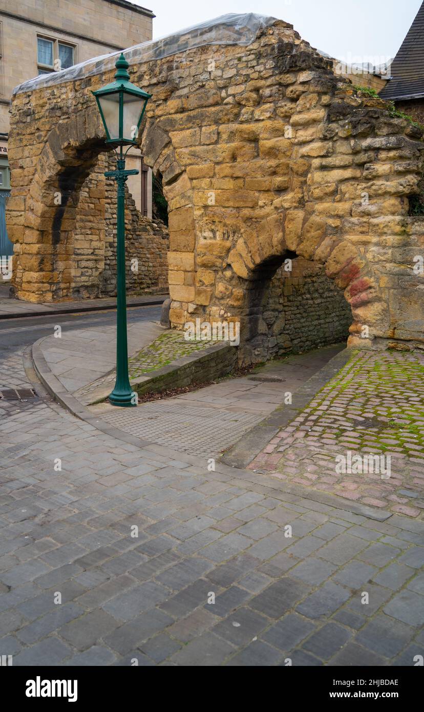 Only roman arch in britain still in use for daily hi-res stock ...