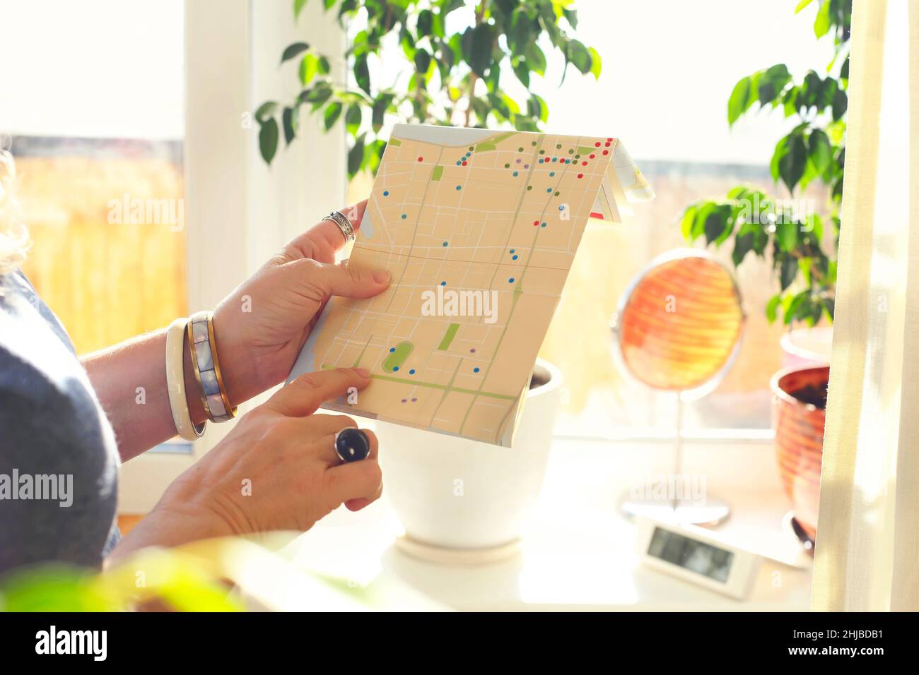 Urban planning map hi-res stock photography and images - Alamy