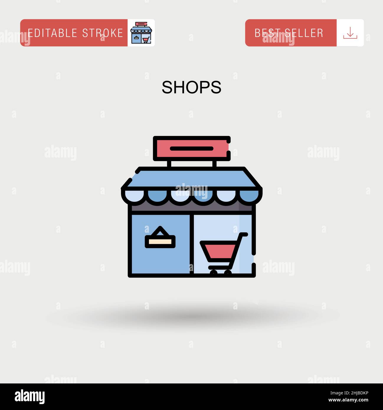 Shops retail Stock Vector Images - Alamy