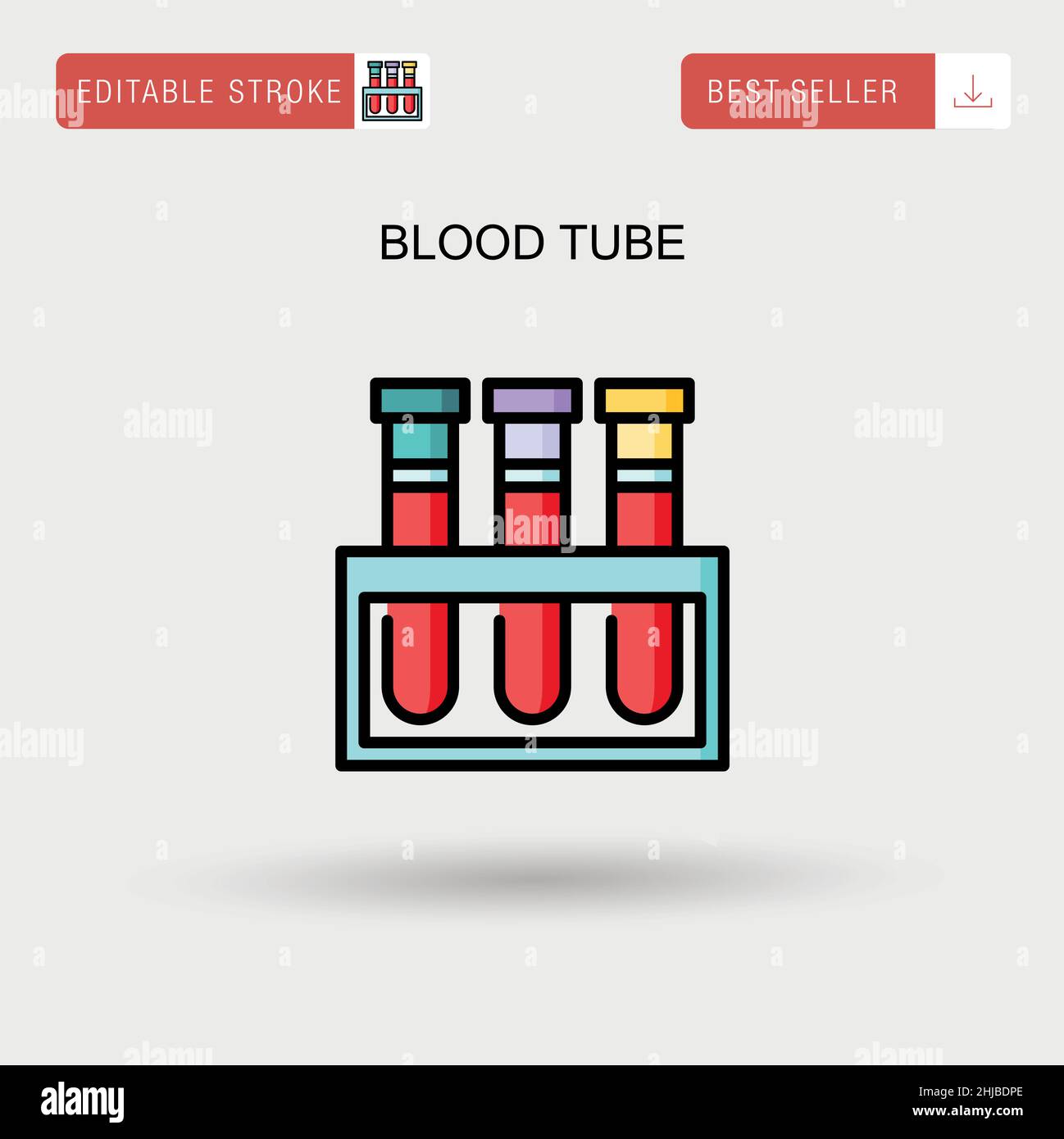 Scientist pipetting blood sample Stock Vector Images - Alamy