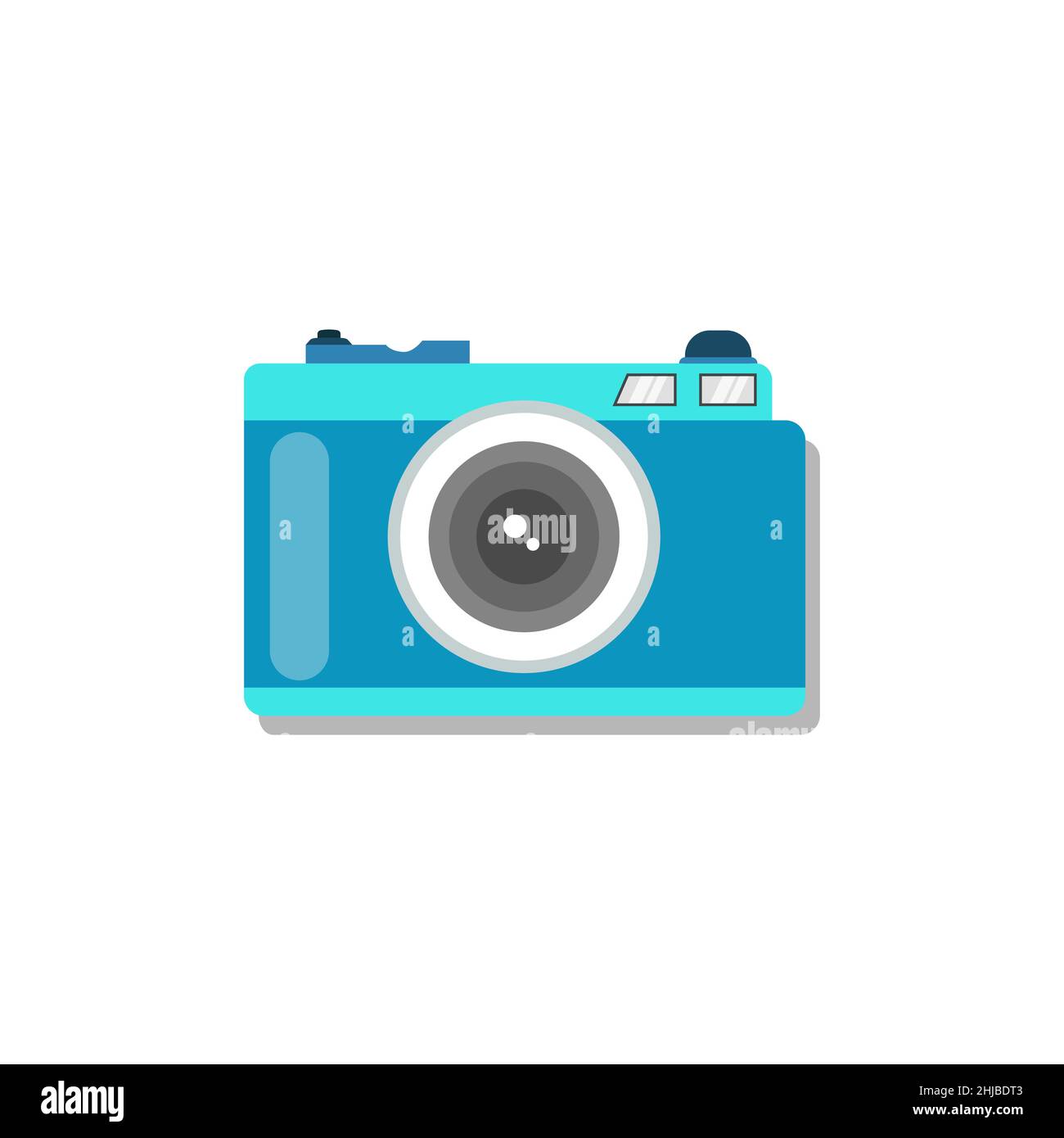 camera flat design illustration Stock Vector Image & Art - Alamy