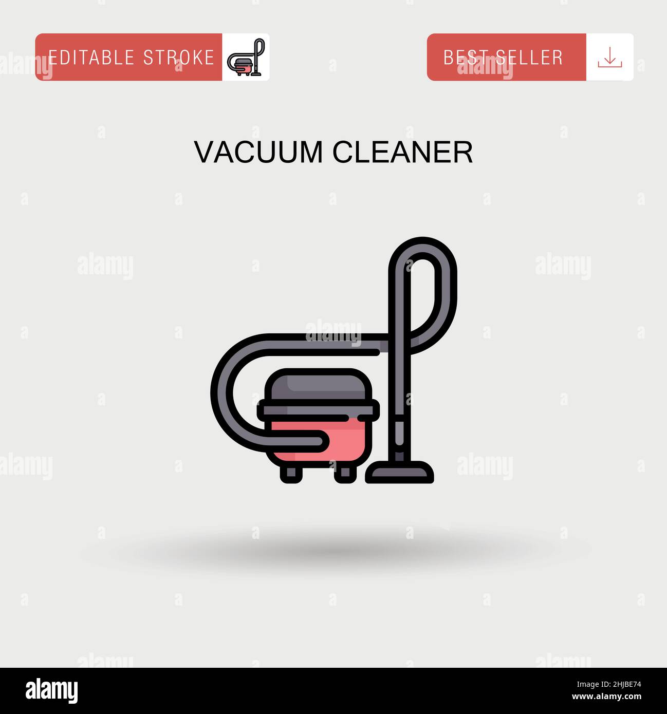 Vacuum cleaner Simple vector icon Stock Vector Image & Art - Alamy