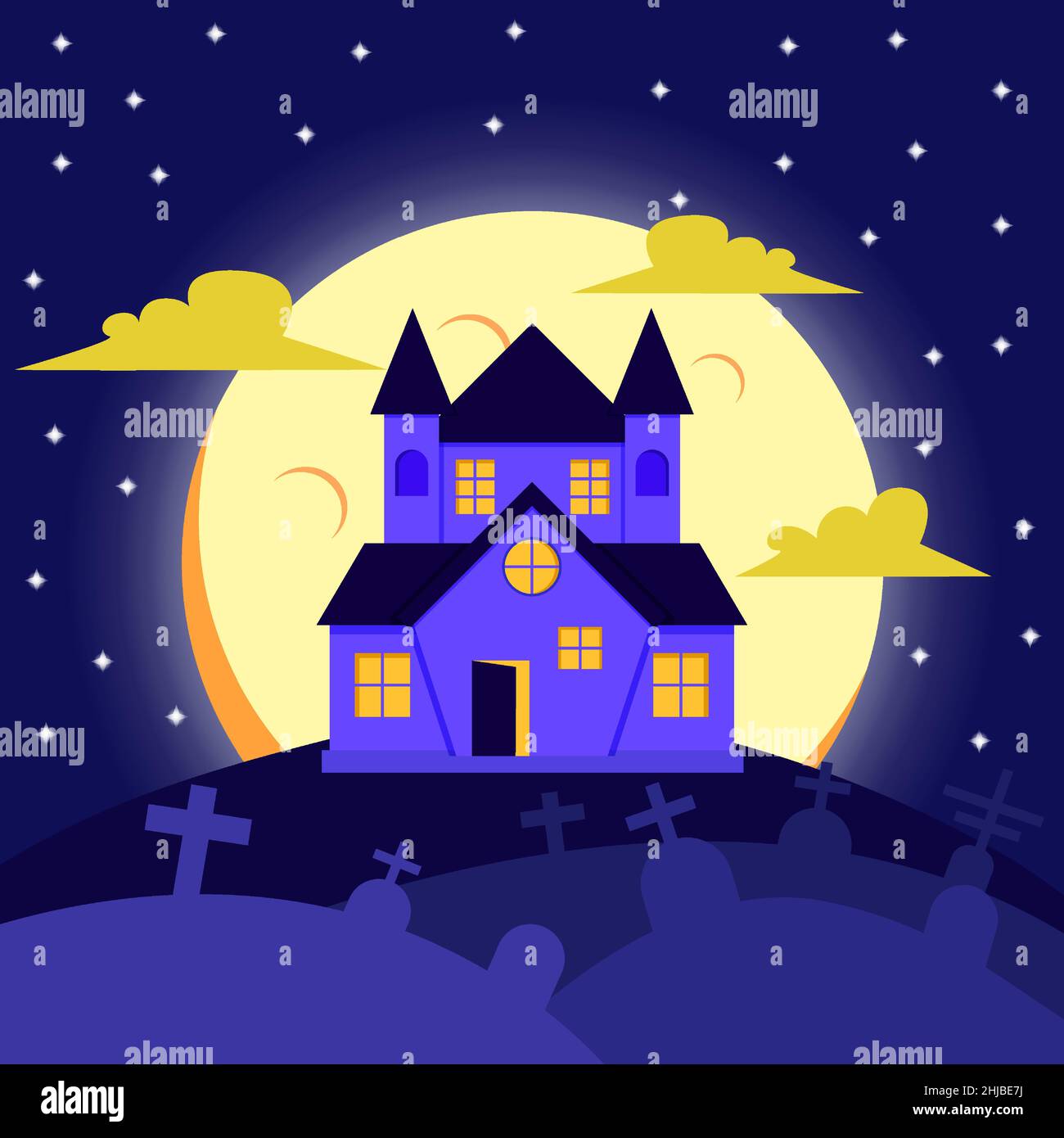 Horror theme dark black Stock Vector Images - Alamy