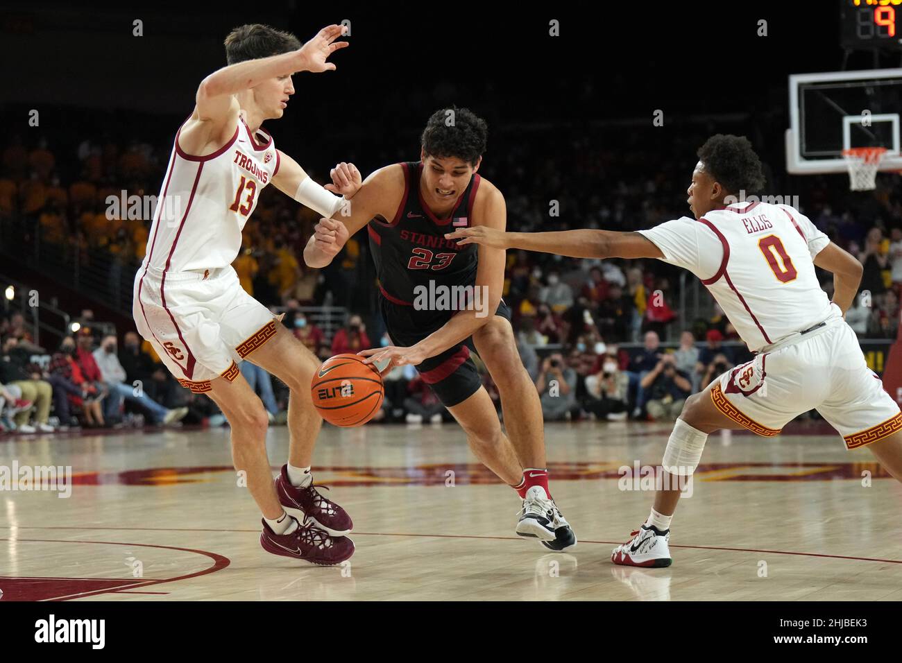 Los Angeles, United States. 27th Jan, 2022. Stanford Cardinal forward ...