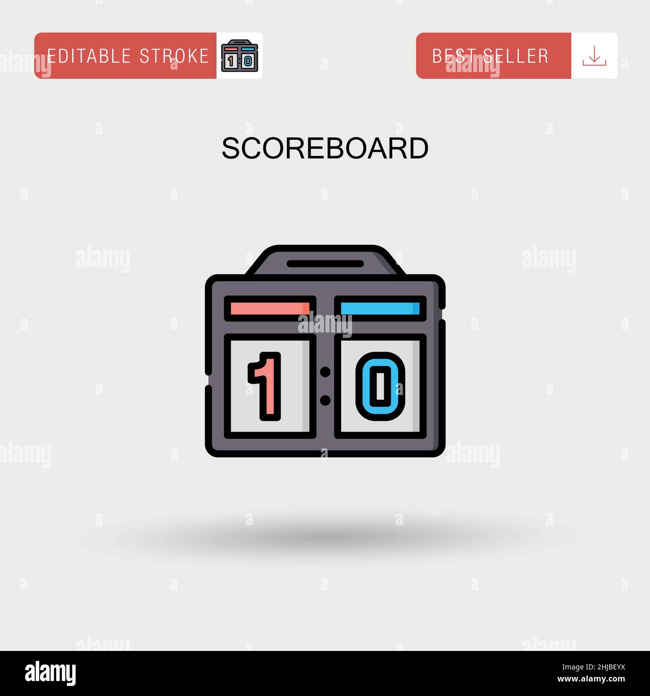 Soccer match scoreboard display goal hi-res stock photography and ...