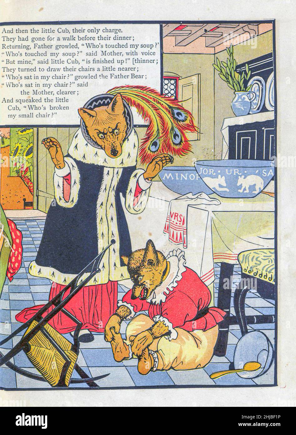 Goldilocks and the three bears book hi-res stock photography and images ...