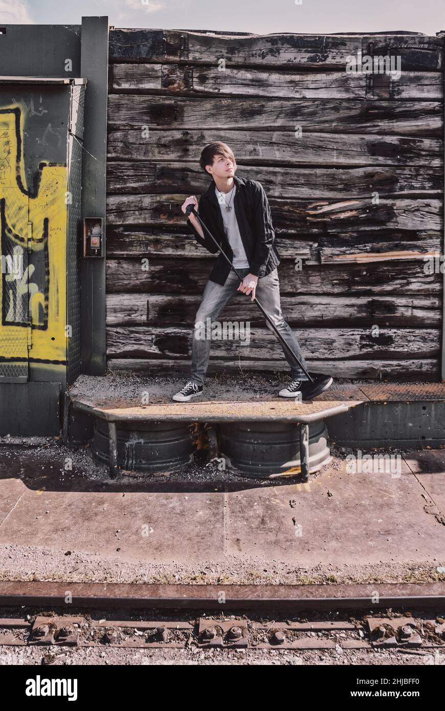 Standing performance arts culture and entertainment microphone fame ...