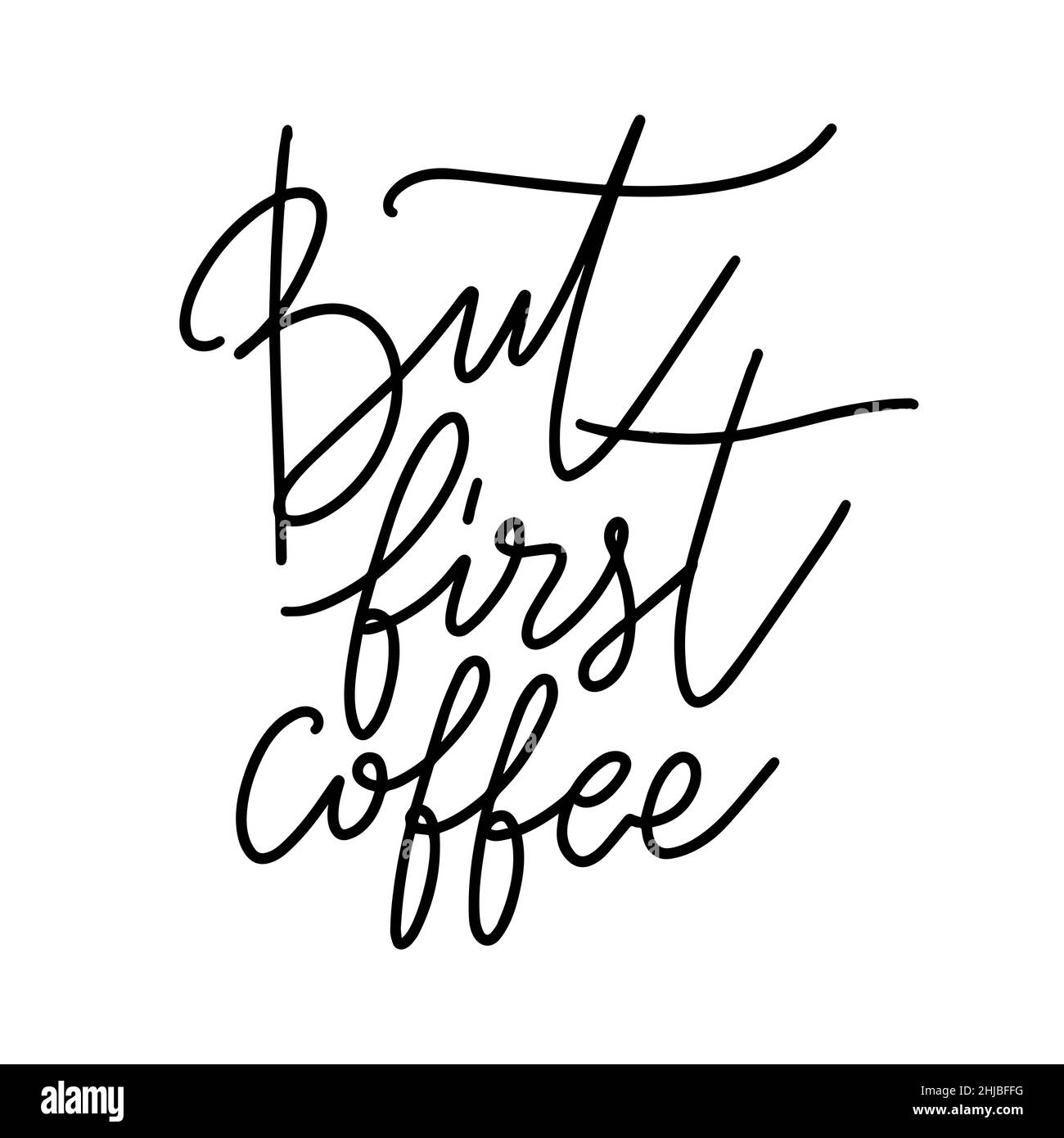 Coffee inscription Black and White Stock Photos & Images - Alamy