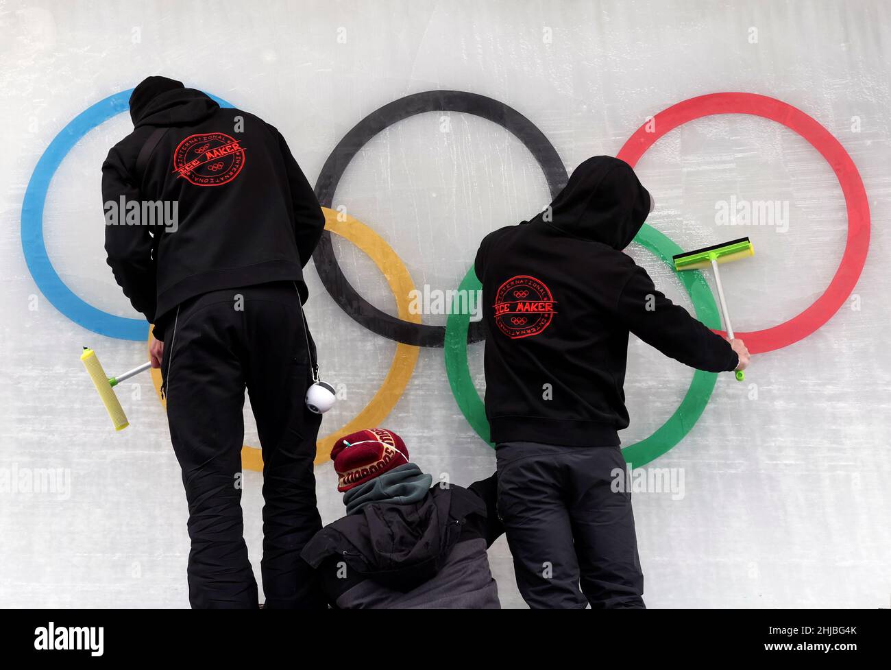 Beijing 2022 winter olympics logo hi-res stock photography and images ...