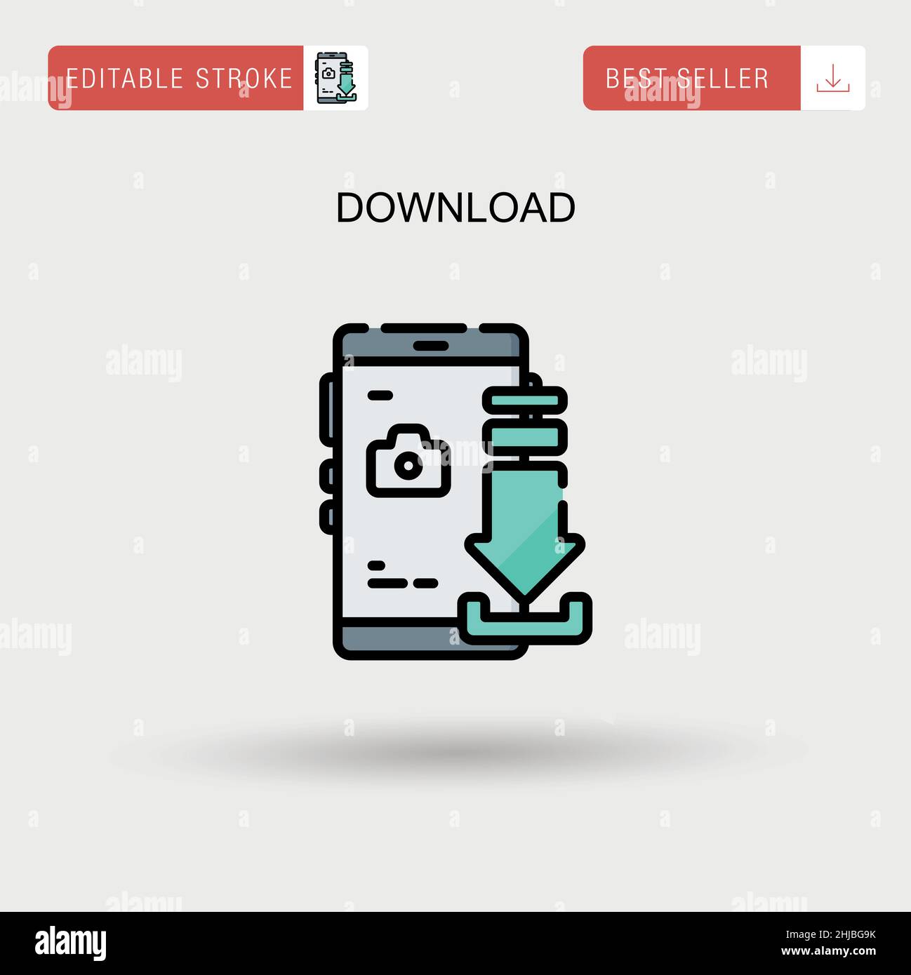 Downloading sign Stock Vector Images - Alamy