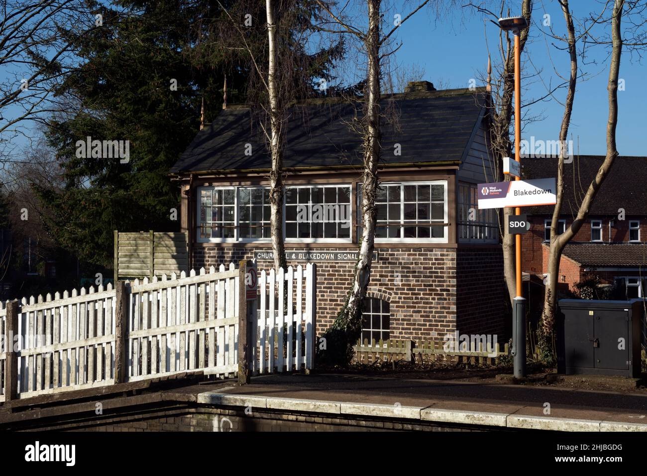 Churchill and Blakedown signal box, Blakedown, Worcestershire, England ...