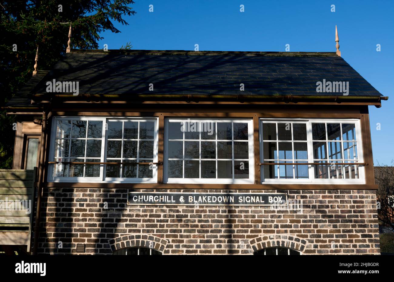 Churchill and Blakedown signal box, Blakedown, Worcestershire, England ...
