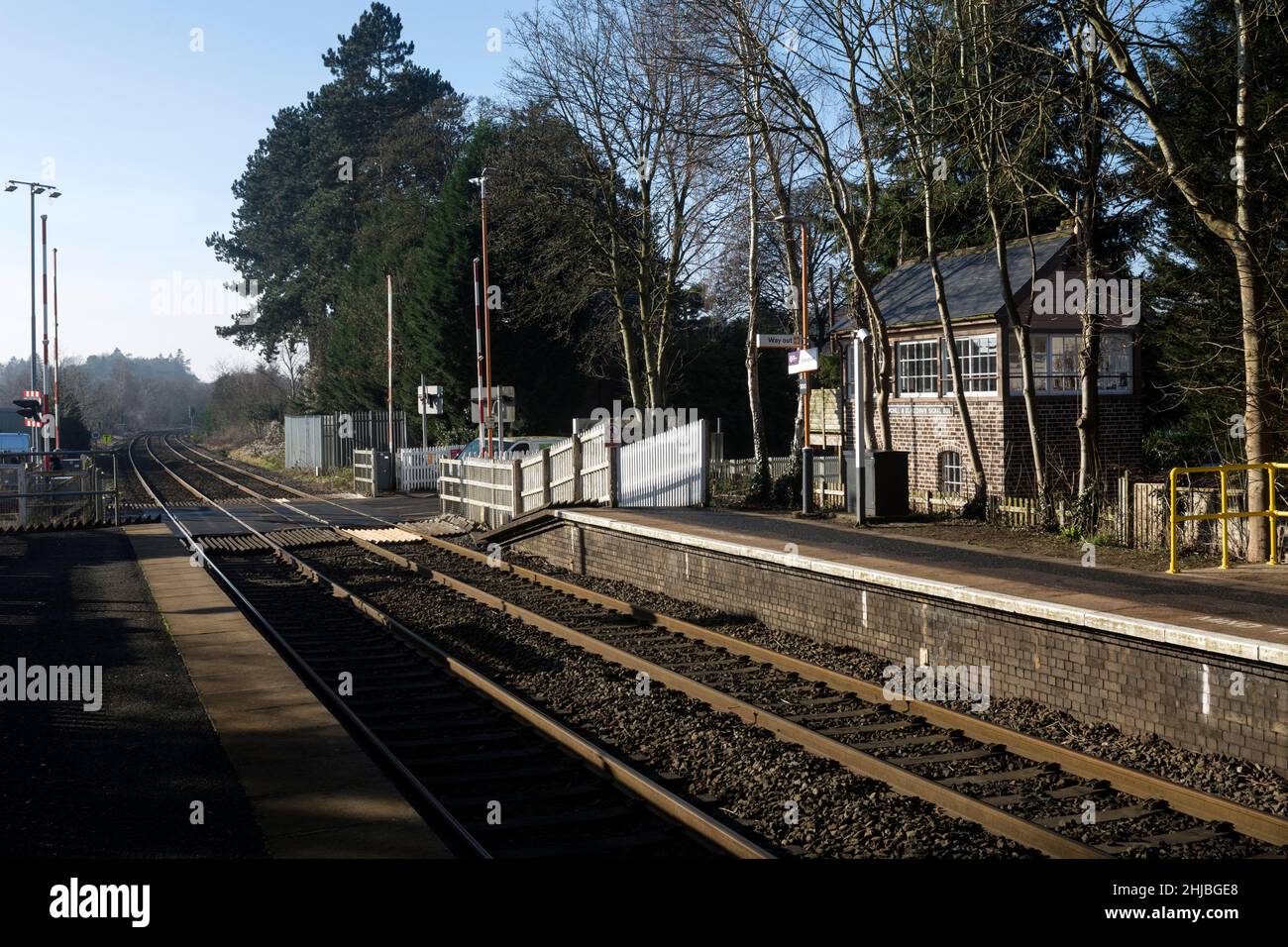 Blakedown railway station, Worcestershire, England, UK Stock Photo - Alamy