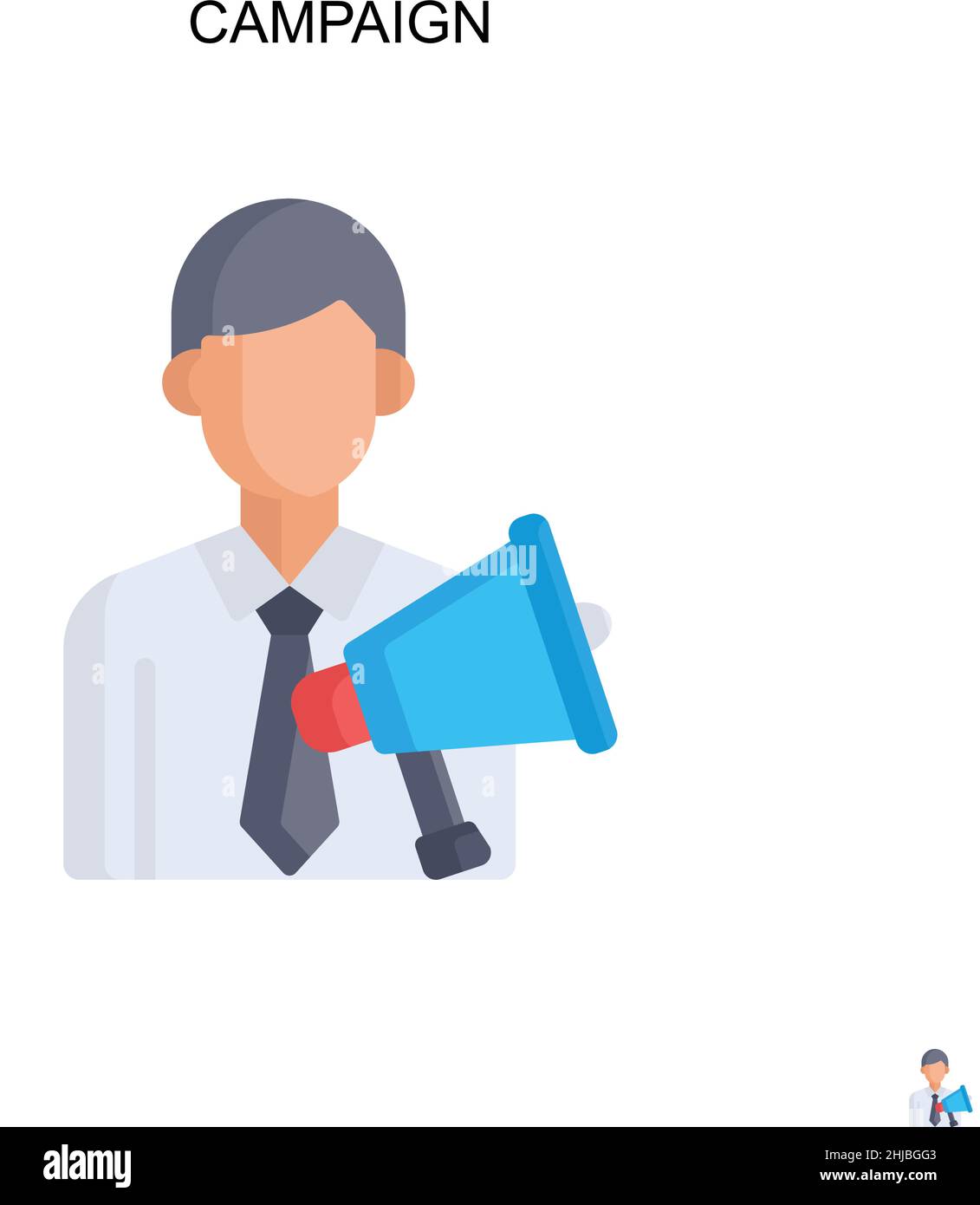 Campaign symbol Stock Vector Images - Alamy