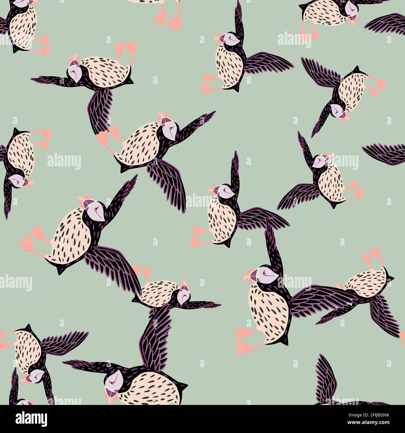 Icelandic seabird Stock Vector Images - Alamy