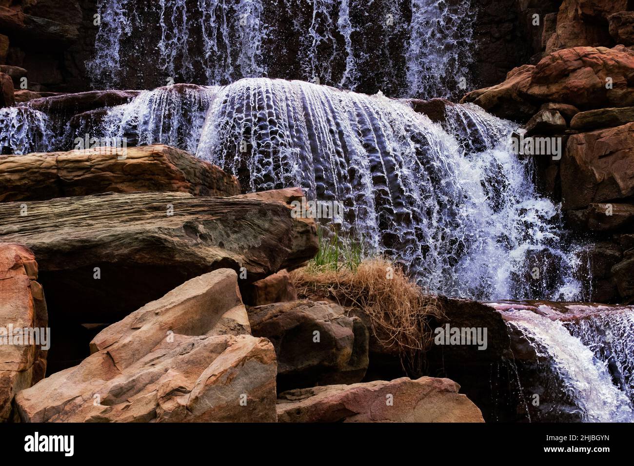 Scenic view of Wichita Falls in Lucy Park, Texas Stock Photo - Alamy