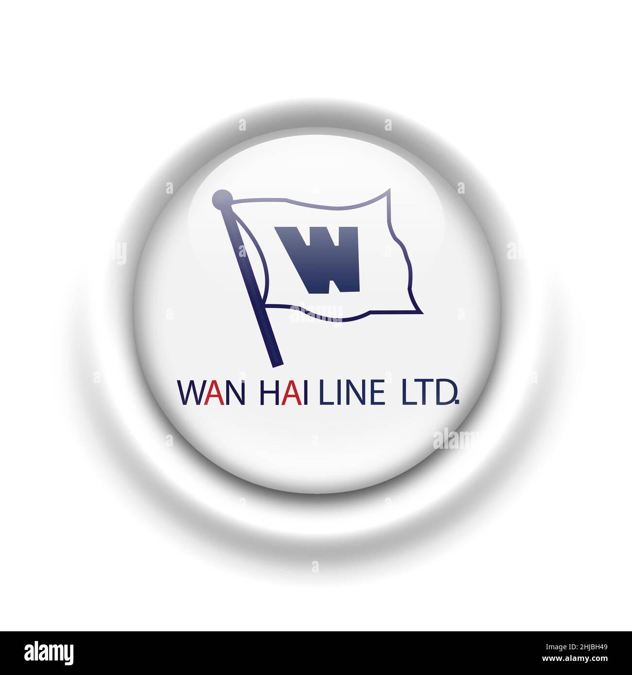 Wan Hai Line Ltd logo Stock Photo - Alamy