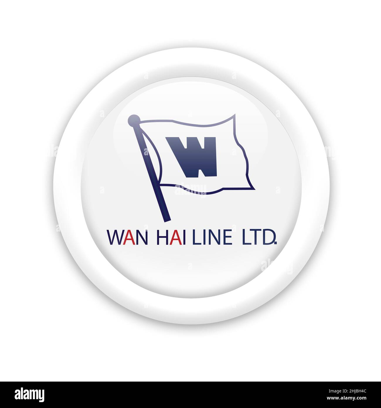 Wan Hai Line Ltd logo Stock Photo - Alamy