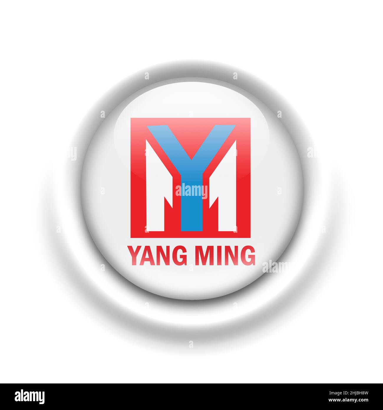 Yang ming logo Stock Photo - Alamy