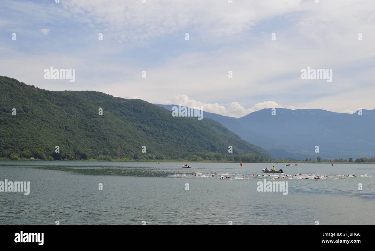 Lago di Caldaro Stock Photo - Alamy