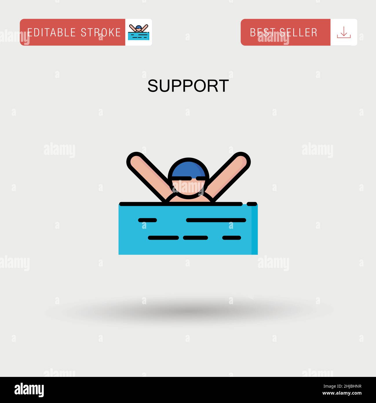 Customer support vector icon hi-res stock photography and images - Alamy