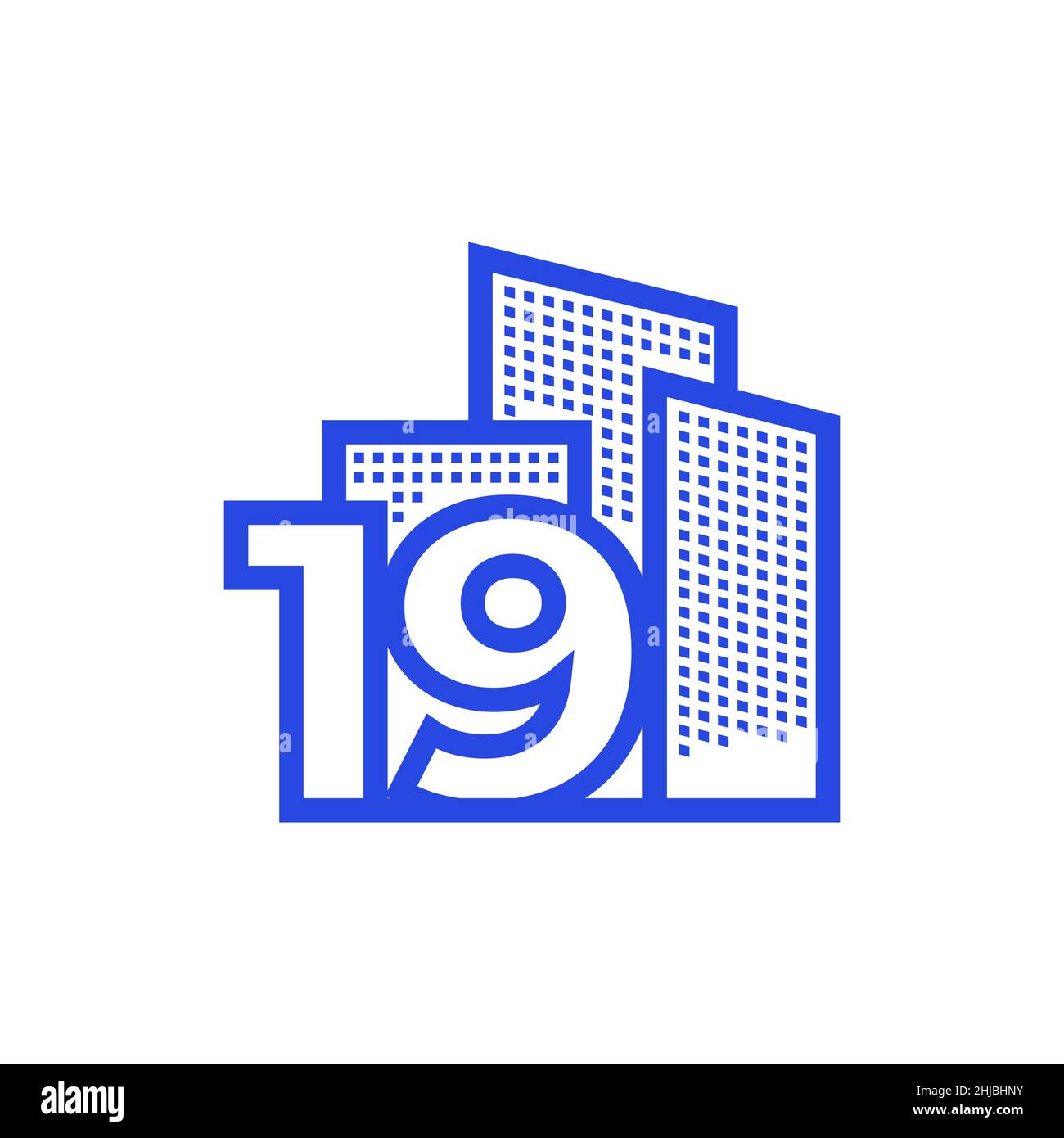 Number 19 Stock Vector Images - Alamy