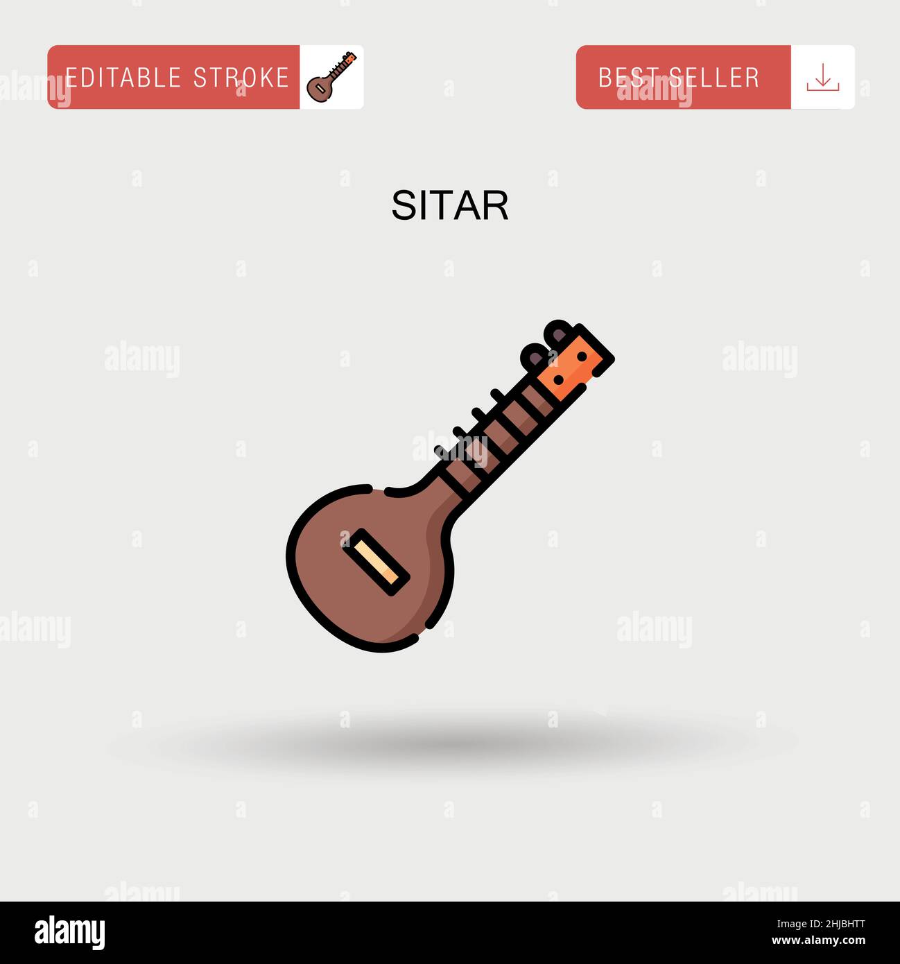 Sitar player Stock Vector Images - Alamy