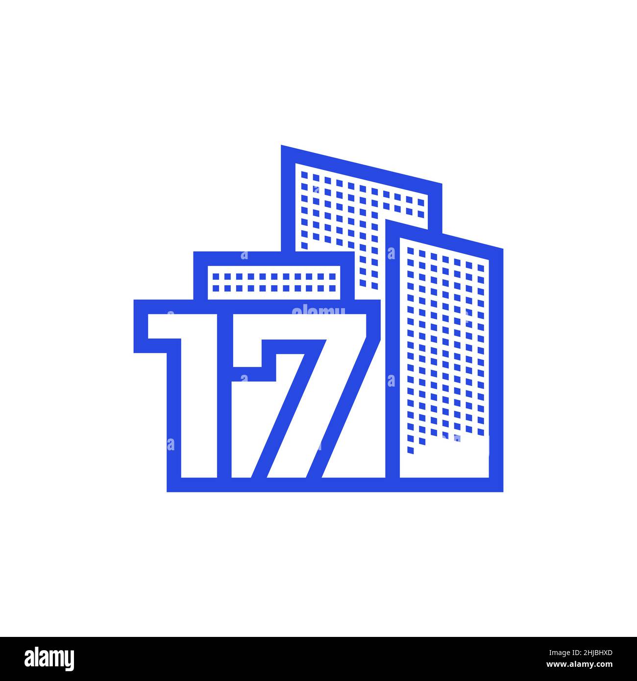 House number 17 Stock Vector Images - Alamy