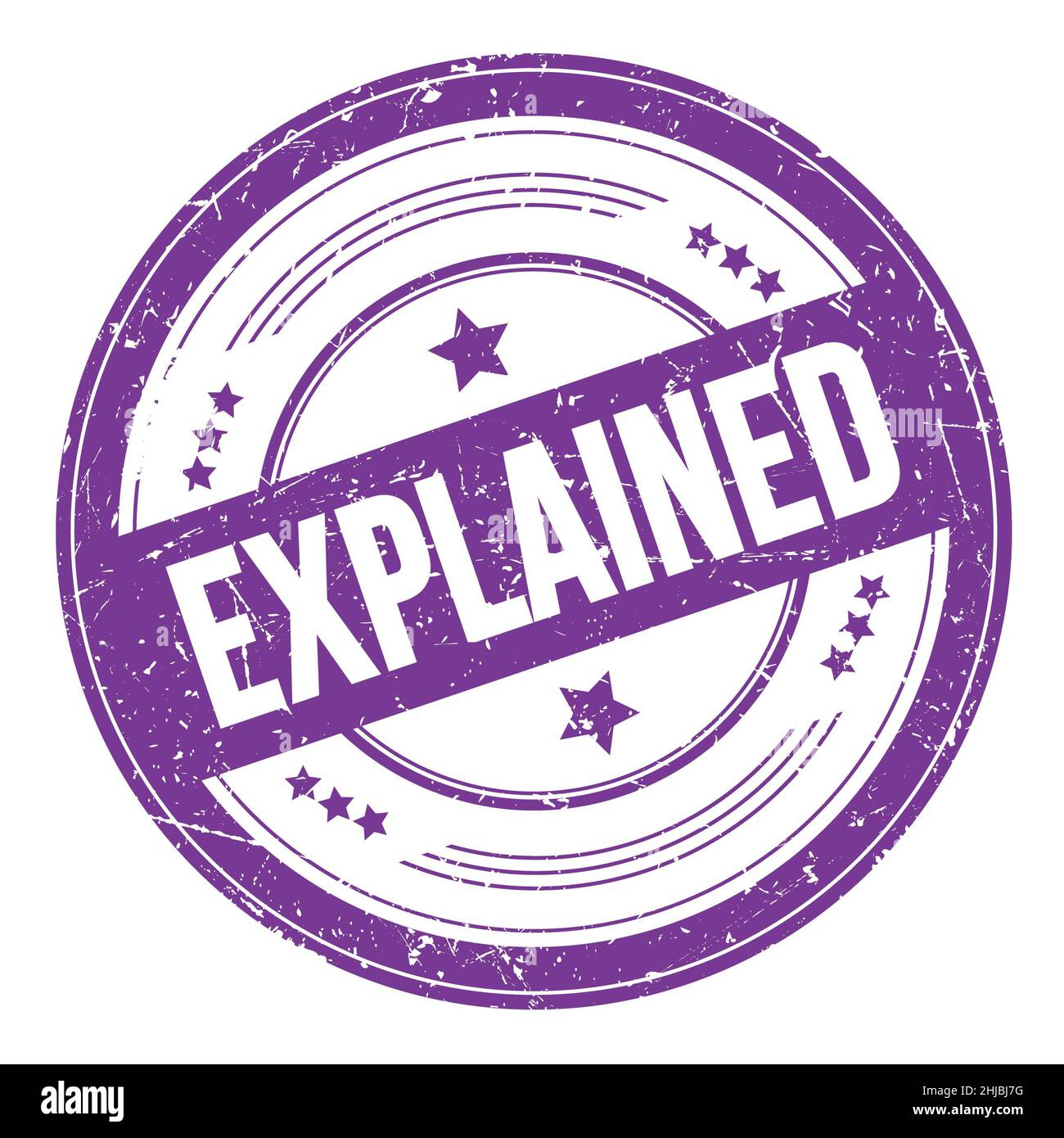 Explained stamp hi-res stock photography and images - Alamy