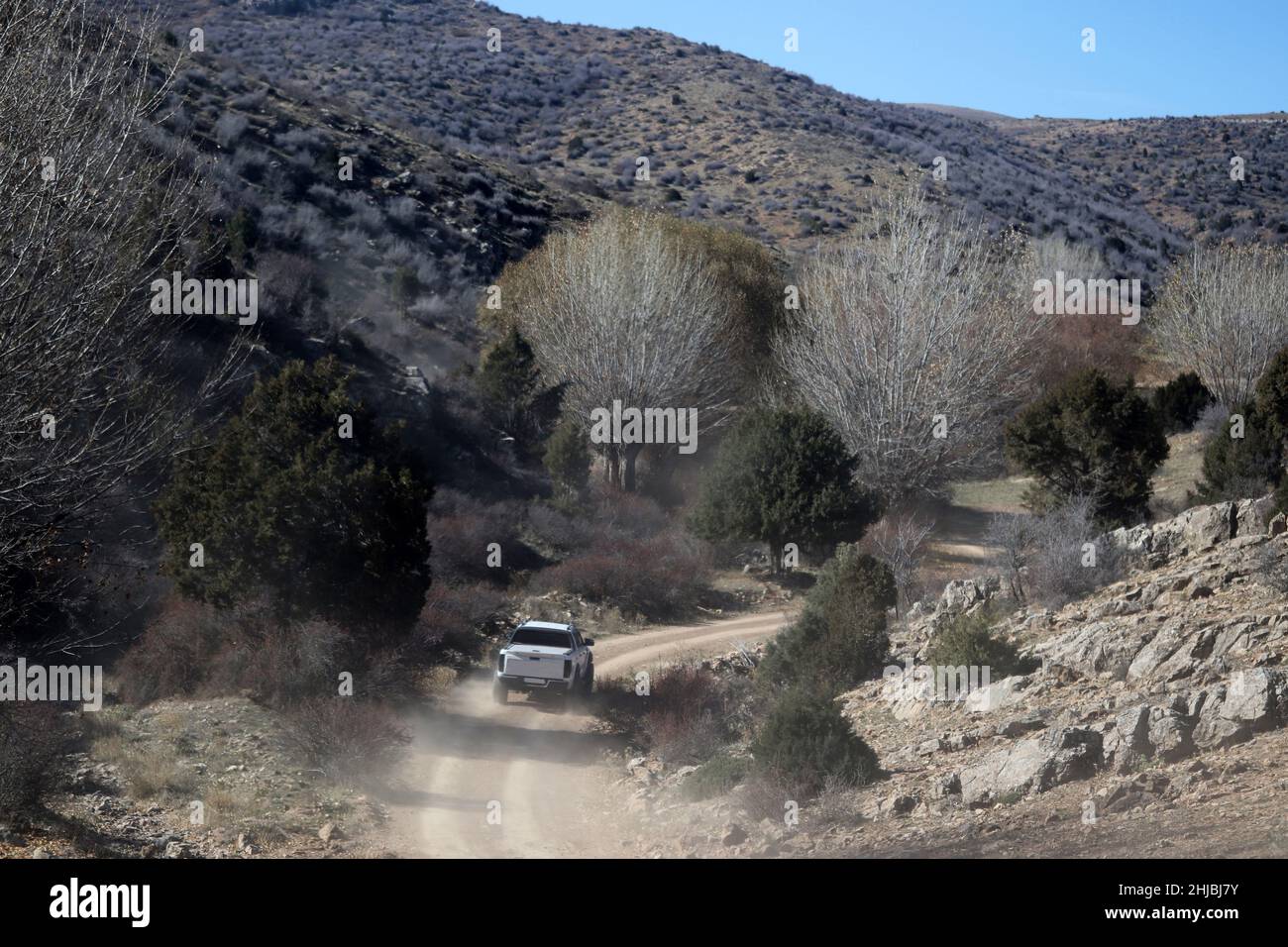 off-road on mountain roads, adventure Stock Photo - Alamy