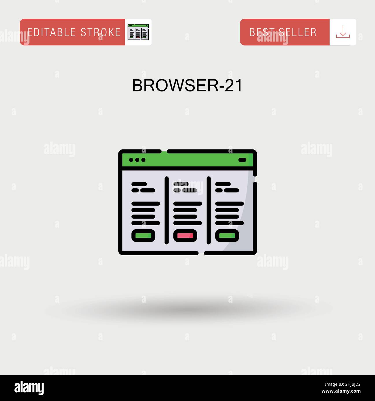 Simple video folder icon hi-res stock photography and images - Alamy