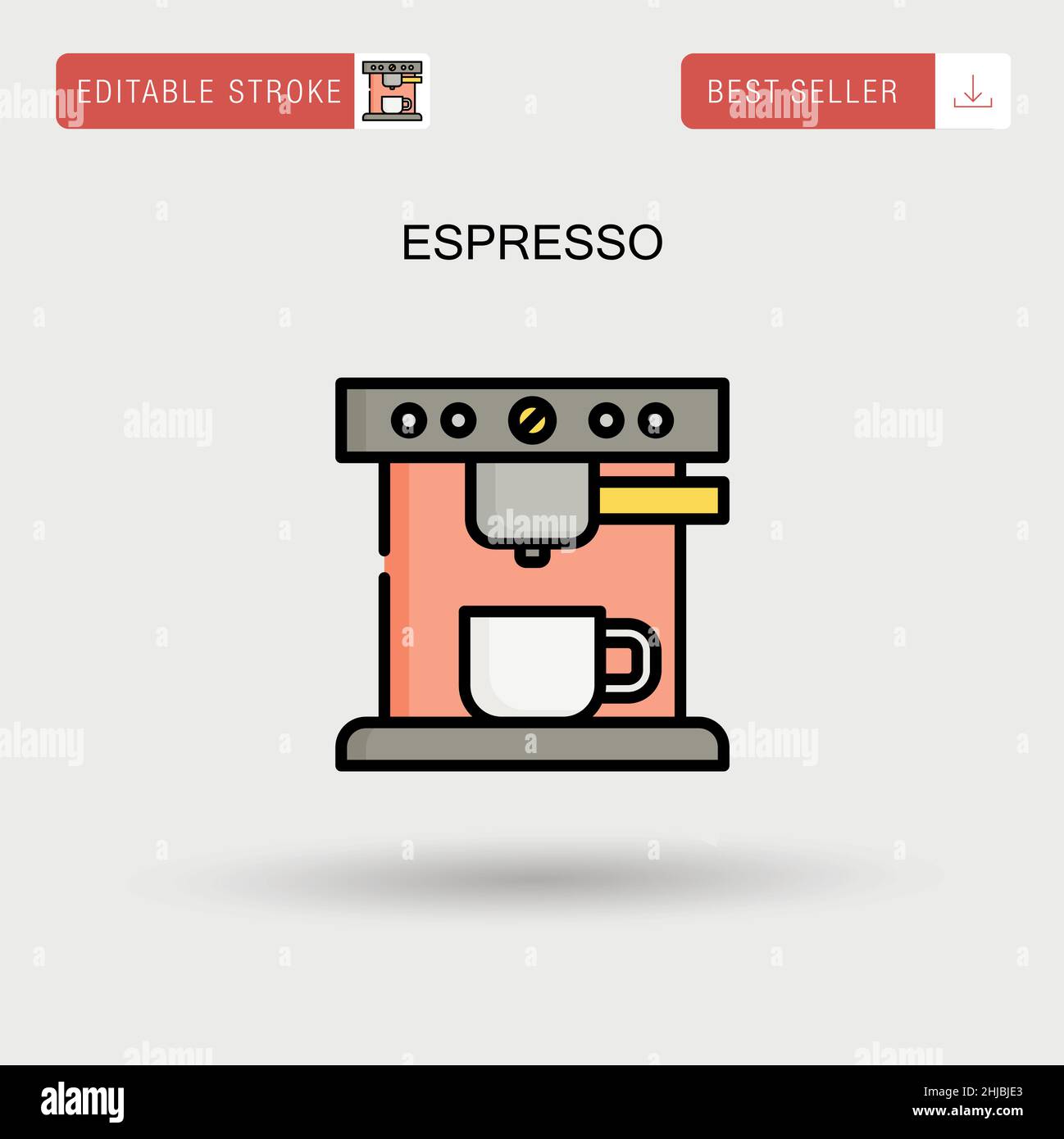 Espresso icon hi-res stock photography and images - Alamy