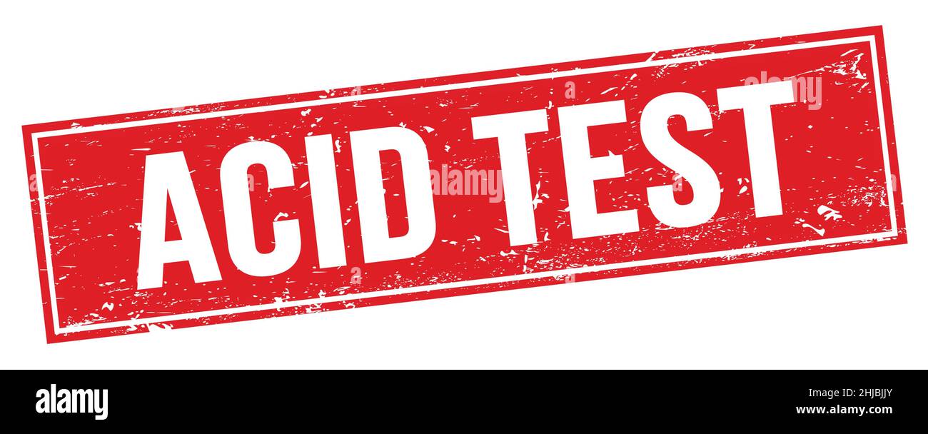 The acid test stamp hi-res stock photography and images - Alamy