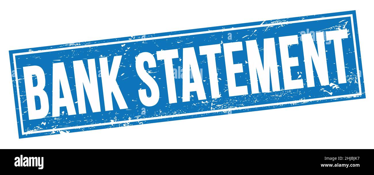 Bank statement text Cut Out Stock Images & Pictures - Alamy