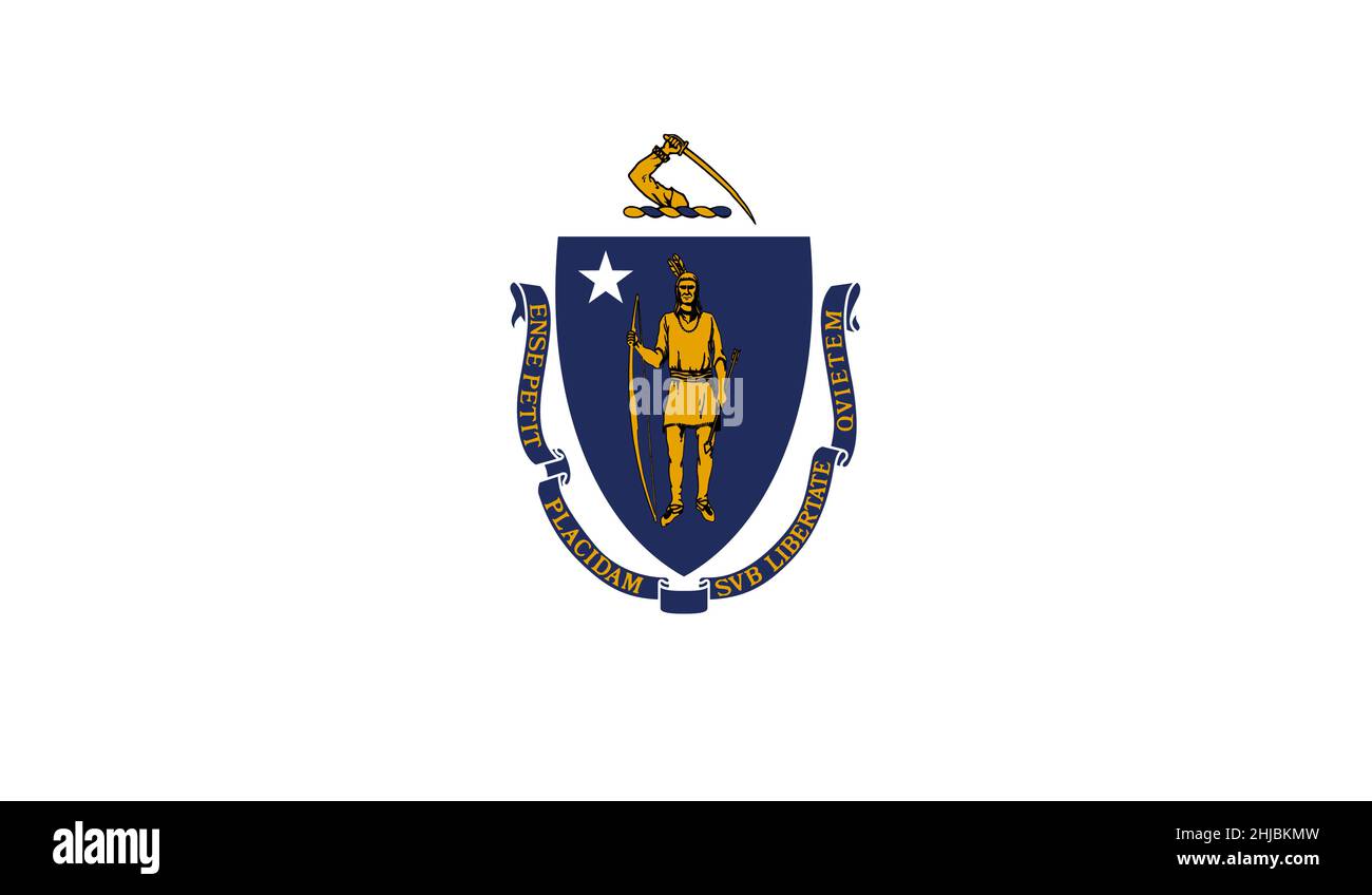 Commonwealth of Massachusetts U.S. State Vector Illustration Stock ...