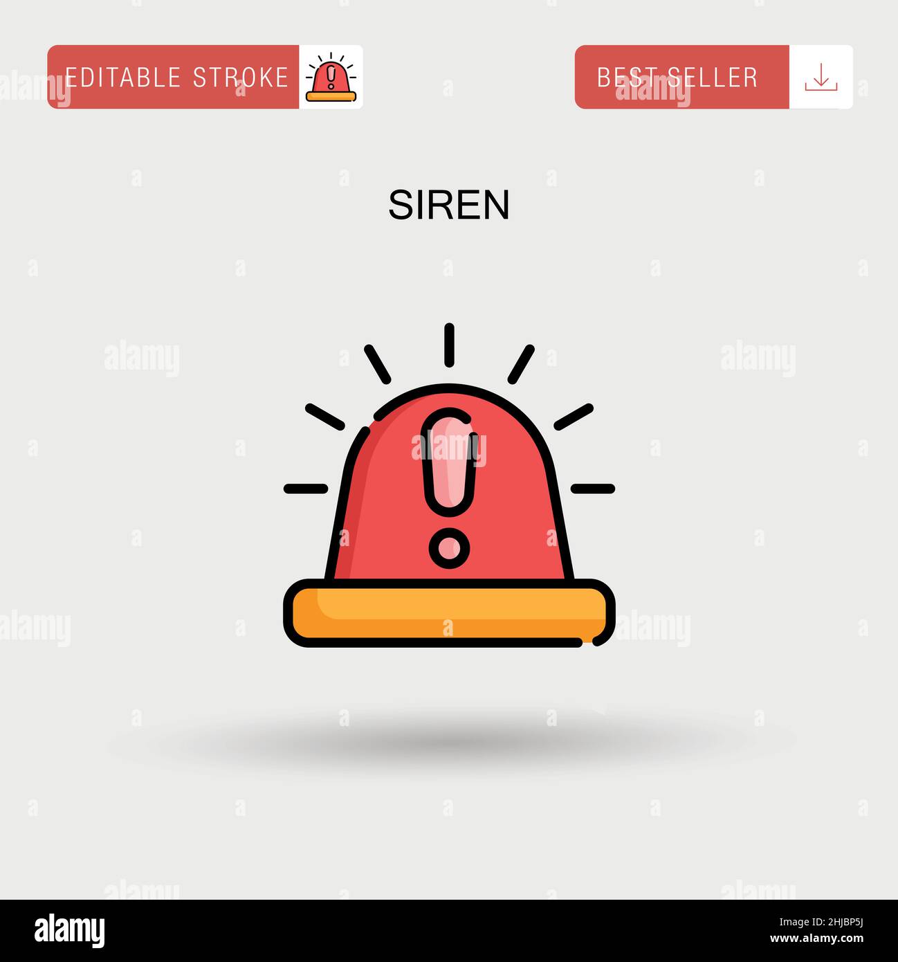 Emergency siren red hi-res stock photography and images - Alamy