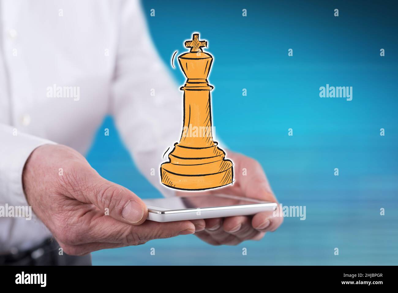 Strategy concept above hands hi-res stock photography and images - Alamy