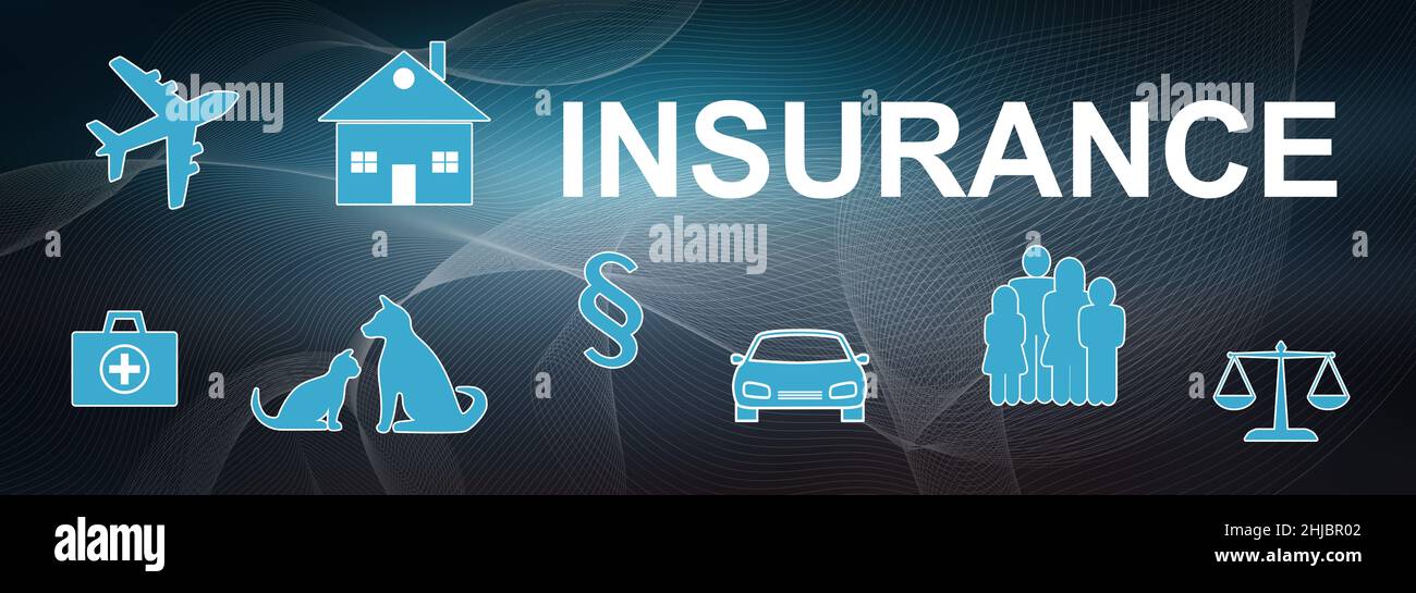 Illustration of an insurance concept Stock Photo - Alamy