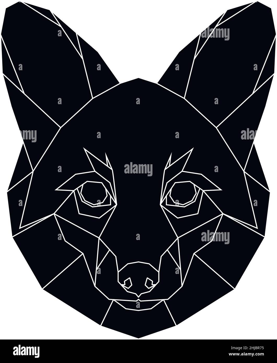 The fox and the wolf Black and White Stock Photos & Images - Alamy